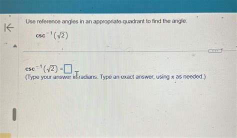 Use Reference Angles In An Appropriate Studyx
