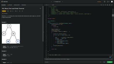 36 Binary Tree Level Order Traversal C Youtube
