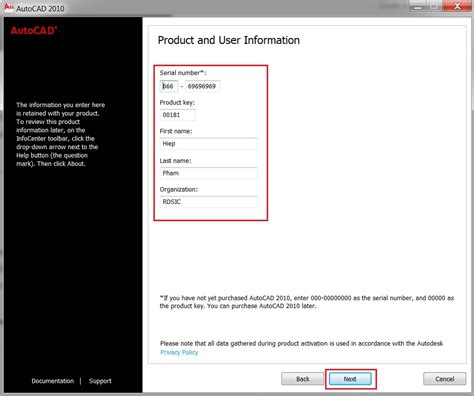 5 Cài đặt Autocad 2010