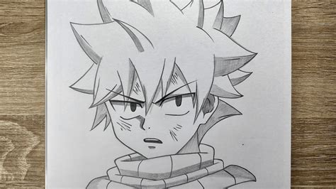 كيف ترسم ناتسو دراغنيل من انمي فيري تيل خطوة بخطوة رسم انمي فيري تيل Youtube