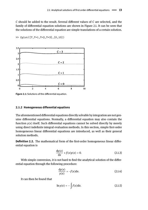 Differential Equation 10 2 Analytical Solutions Of First Order
