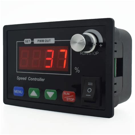 Aideepen PWM Motor Driver DC V A Motor Speed Controller Adjustable Speed Regulator Signal