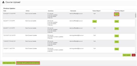 Updating Courses Digital Content Store