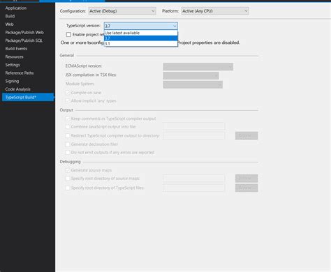 C Project Specifies TypeScript Version 2 8 But A Matching Compiler