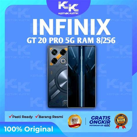 Jual Infinix Gt 20 Pro 5g Ram 8 256gb Md 8200 Ultimate New Garansi