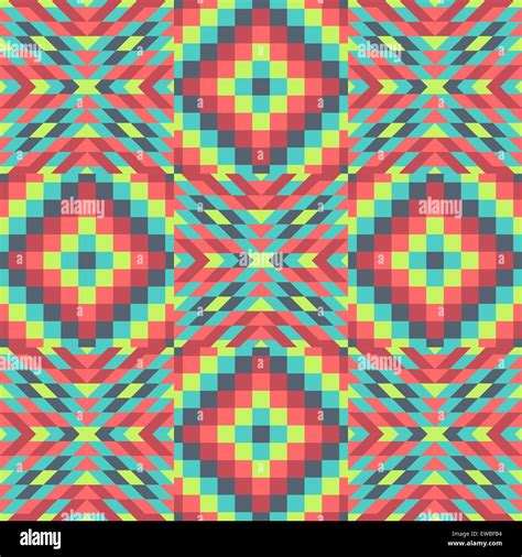 Seamless Pattern Mosaic Stock Vector Image And Art Alamy