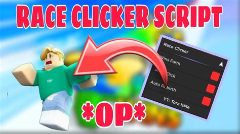 NEW Race Clicker Script Updated Super OP Auto Win Click Rebirth Hydrogen Fluxus