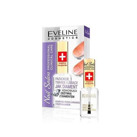 Odżywka do paznokci Eveline Nail Salon wzmacniająca z diamentem 12 ml