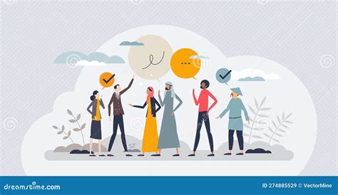 Intercultural Communication Blue Gradient Concept Icon Cartoon Vector