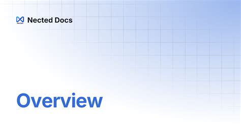 Overview Nected Docs
