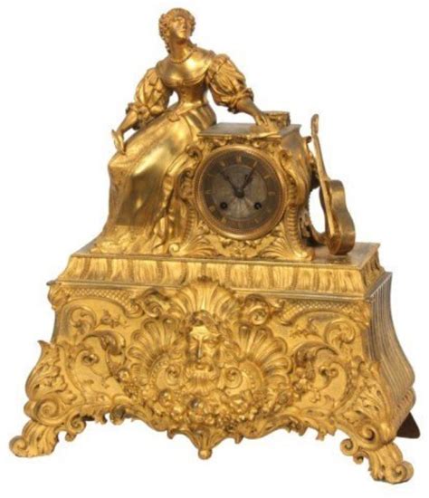 Fancy Bronze French Mantle Clock Price Guide
