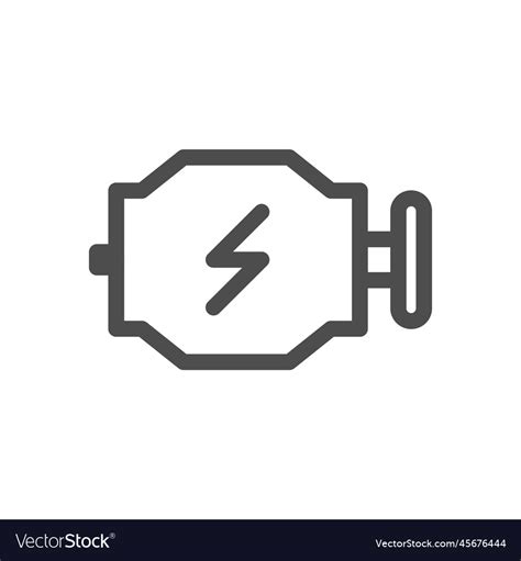 Electric Engine Icon Royalty Free Vector Image