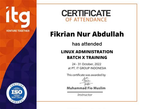 Fikrian Nur Abdullah On Linkedin Excited To Share That Ive Attended