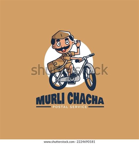Murli Chacha Postal Service Vector Logo Stock Vector Royalty Free