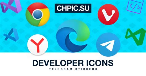 Telegram Sticker From Developer Icons Pack