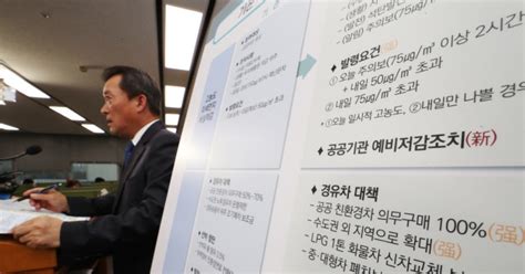 이명박 정부 클린 디젤 폐기정부 미세먼지 줄이려 경유차 퇴출 나선다