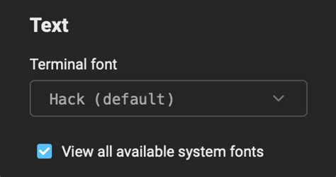 Settings Font List Does Not Show All Fonts Issue 3715 Warpdotdev