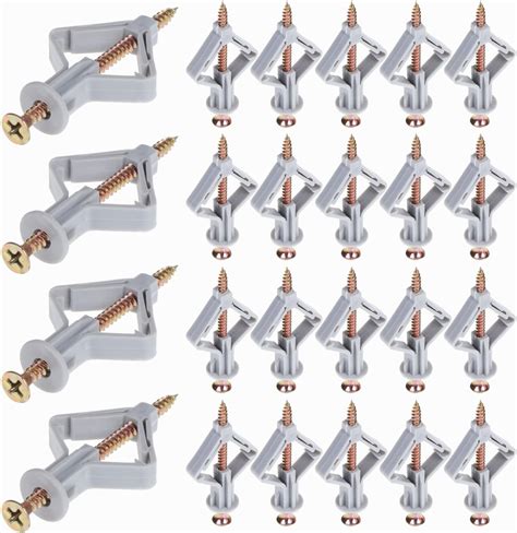 50 Set Gipskartondübel und Schrauben Set Heavy Duty Wandbefestigung