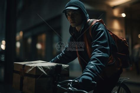 帅气的送货员高清图片下载 正版图片600292674 摄图网