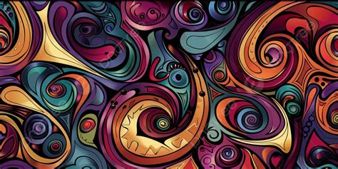 Psychedelic Swirl Pattern Psychedelic Swirl Pattern Royalty Free