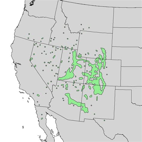 Free Images Amelanchier Utahensis Range Map