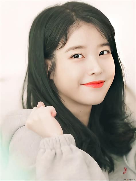 Adorable Korean Singer Iu Lee Ji Eun 4k Wallpaper Download