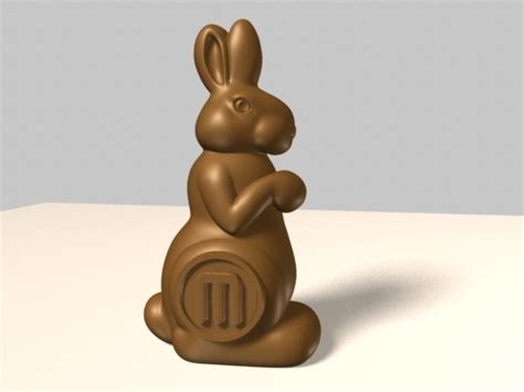 Free 3d File Chocolate Makerbot Bunny・3d Printer Model To Download・cults