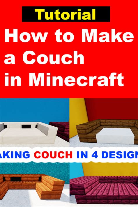 How To Make A Couch In Minecraft 2021 Minecraft Tutorial Minecraft Tutorial Minecraft Couch