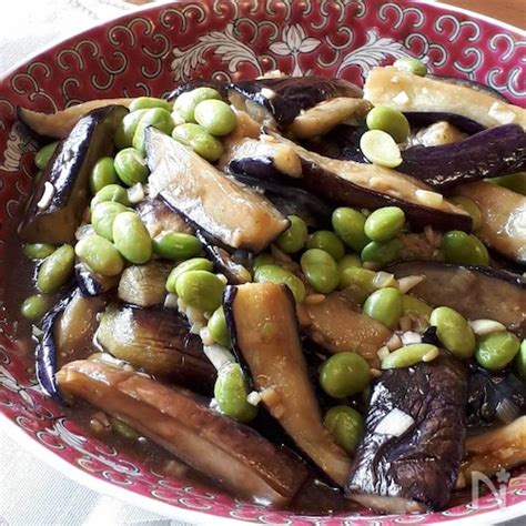 枝豆たっぷり、肉なし麻婆茄子 レシピサイトnadia