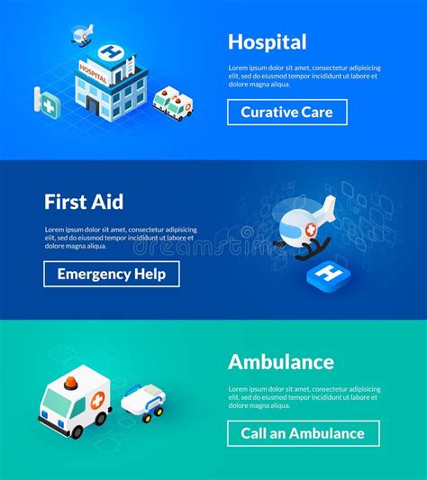 Isometric Hospital Icon Building City Infographic Element Vector