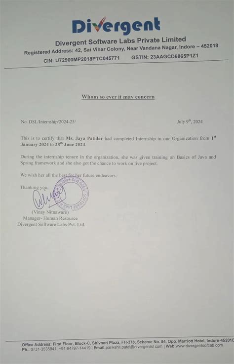 Jaya Patidar On Linkedin I Am Happy To Share That I Have Successfully