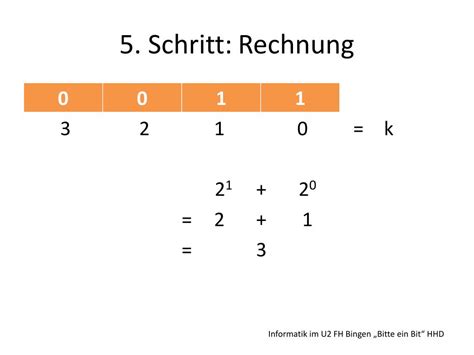 PPT Rechnen im Binärsystem PowerPoint Presentation free download ID