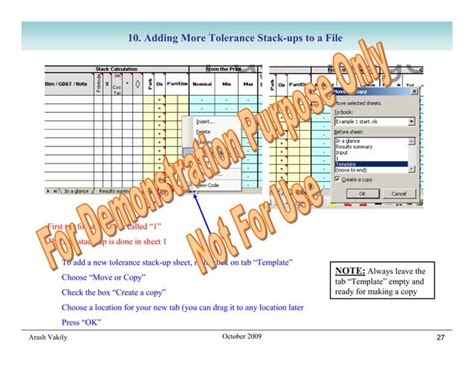 Performing Tolerance Stack Ups Using Automated Excel Calculator By