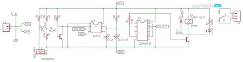 Clap Switch Circuit For Devices Circuit Working And Applications