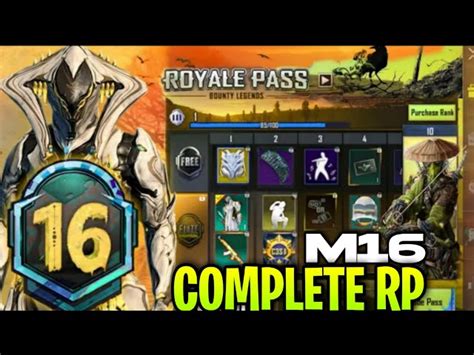 Pubg Mobile Royale Pass Month 16 Release Date Time Rewards And More