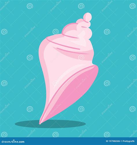 Mermaid Shell 05 Stock Vector Illustration Of Graphic 197986506