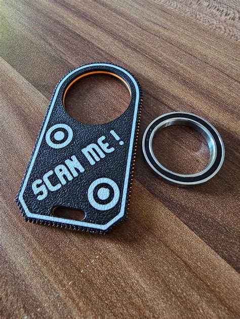 Ultimate Qr Code Nfc Tag Fidget Spinner Fob By The Big Greek Makerworld