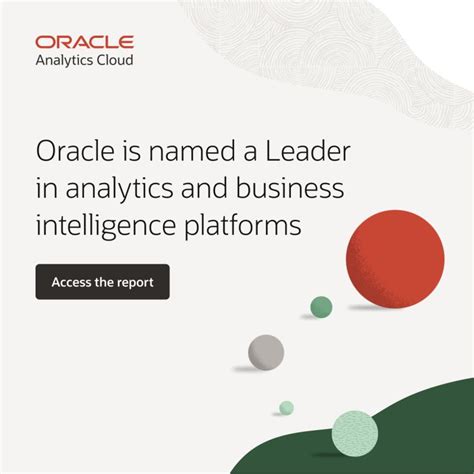 Oracle Cloud On Linkedin Discover Why Gartner Recognized Oracle For Its Analytics And Business…