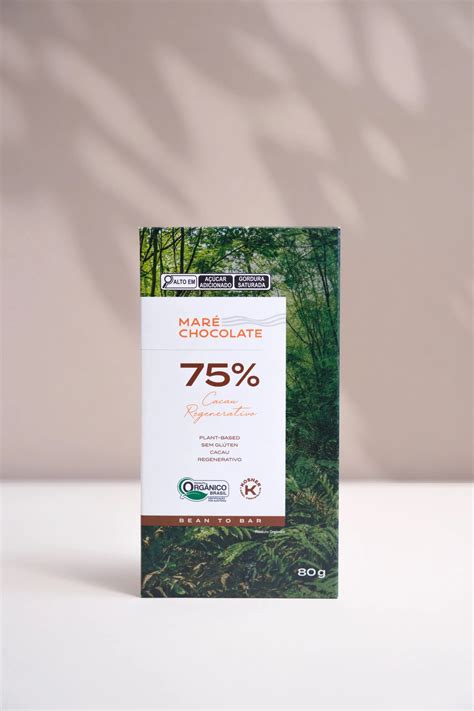 Chocolate 75 Cacau Especial Pará 80g Maré Chocolate