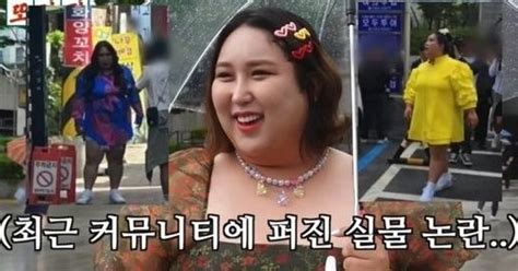 40㎏ 요요 풍자 실물 논란에 경찰서에서 만나요 왜