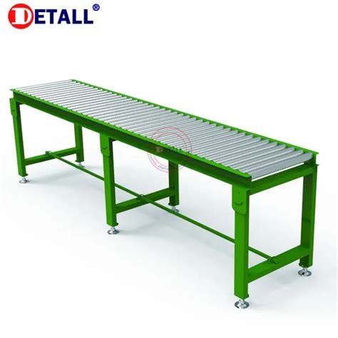Detall Rolling Table Assembly Production Line With Pvc Steel Roller For