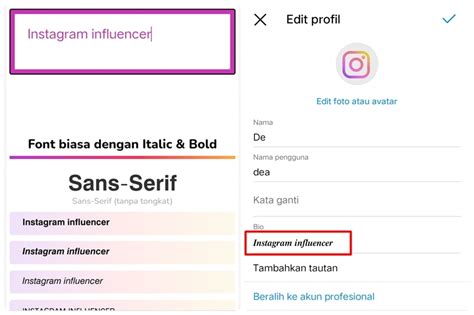5 Cara Membuat Tulisan Miring Di Bio Instagram Tanpa Aplikasi