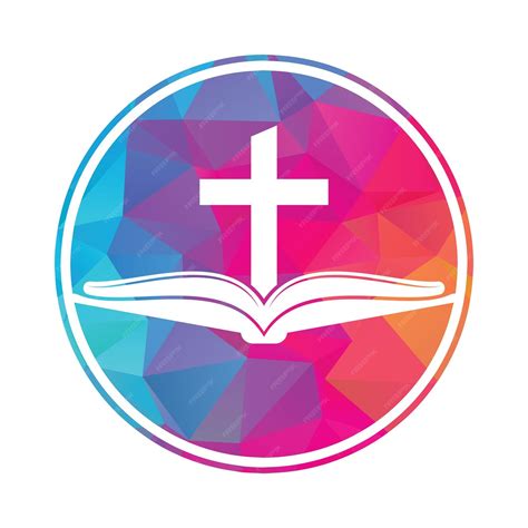 Premium Vector Book Church Logo Design Icon Bible Church Logo Design