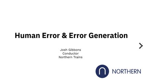 Human Error And Error Generation By Joshua Gibbons On Prezi