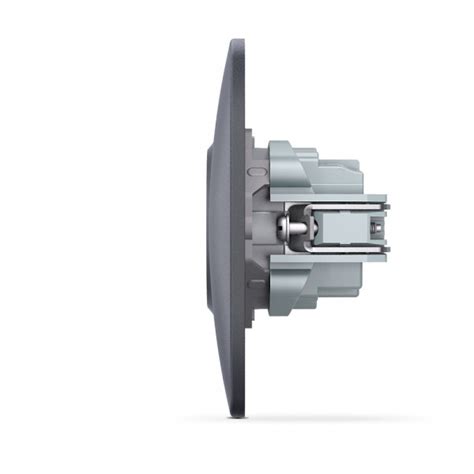 Купить Videx Binera Розетка одинарна із заземленням чорний графіт цена 156 ₴ — Prom Ua Id