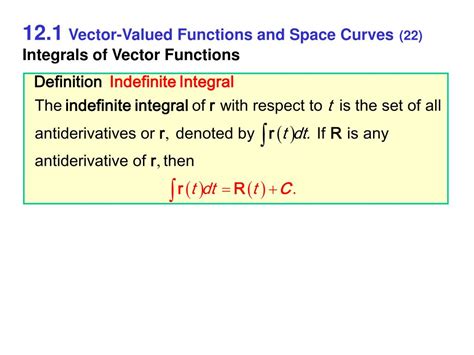 PPT Vector Valued Functions And Motion In Space PowerPoint Presentation ID