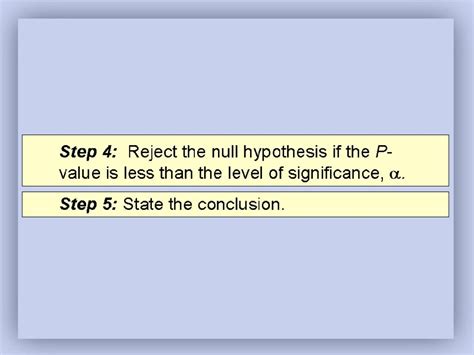 Chapter 9 Hypothesis Testing Ppt Download