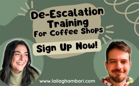 Learn De Escalation Techniques In This Virtual Class With Laila Ghambari