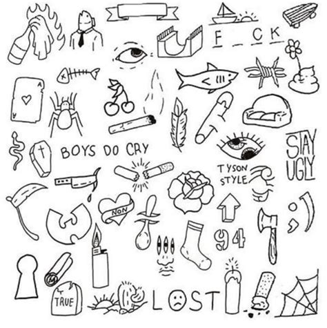 Tattoo Эскизы маленьких татуировок Легкие рисунки Милые татуировки