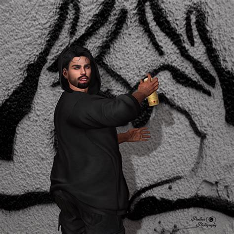 Second Life Marketplace Panthar Pose Graffiti